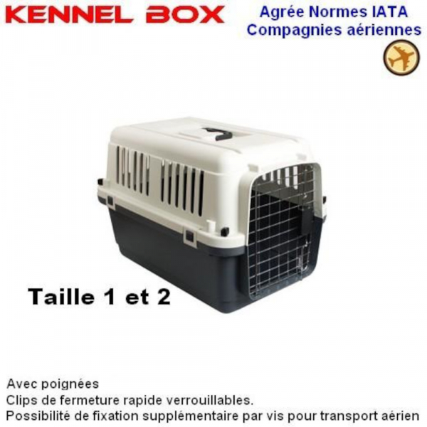 Cage de transport homologuée IATA sur Veterimat.fr