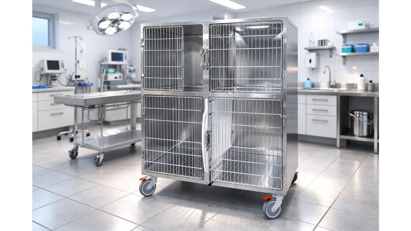 Matériaux des cages : impact sur la santé animale