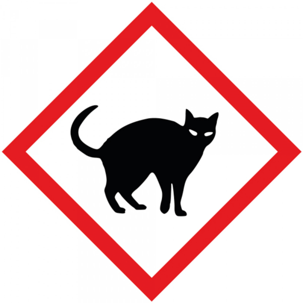 Pictogramme "Attention aux chats" autocollant sur Veterimat.fr